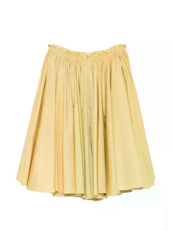 AMI Paris Gathered Midi Skirt