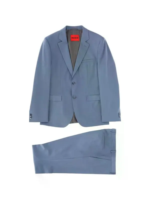 Hugo Single-breasted Slim-fit Two-piece Wool Suit
