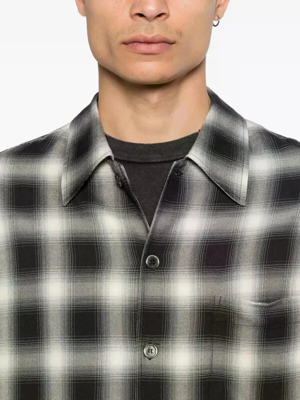 Our Legacy Every Check-pattern Button-down Shirt