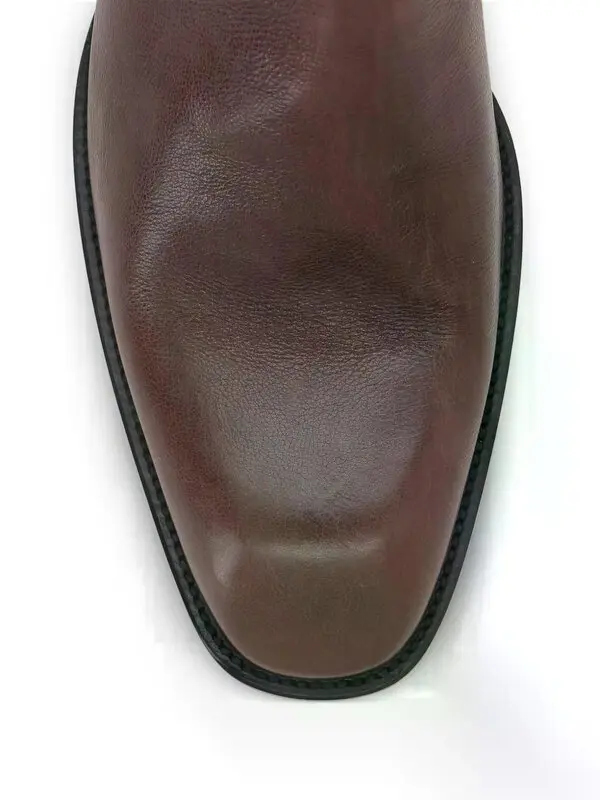 Saint Laurent Zip Leather Boots