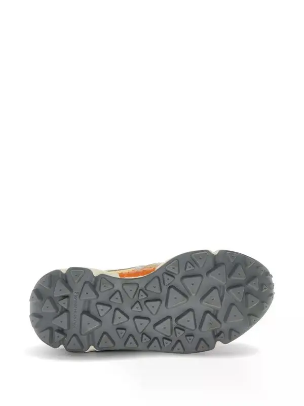 FLOWER MOUNTAIN Nubuck Leather Sneakers - Neutrals