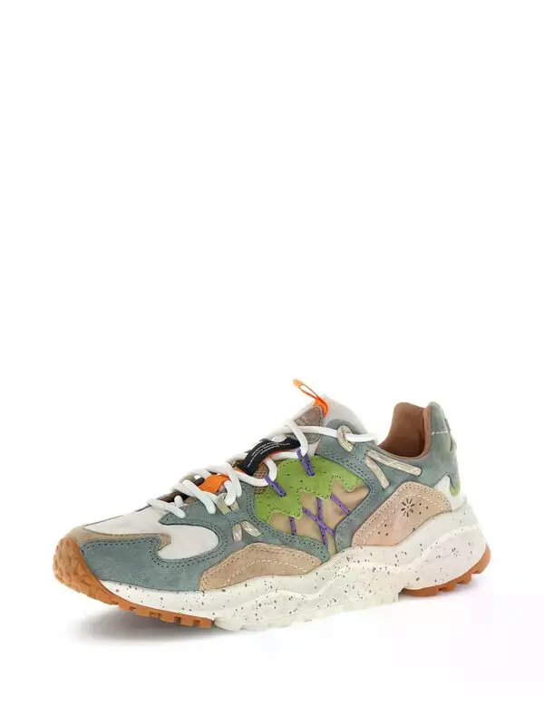 FLOWER MOUNTAIN Nubuck Leather Sneakers