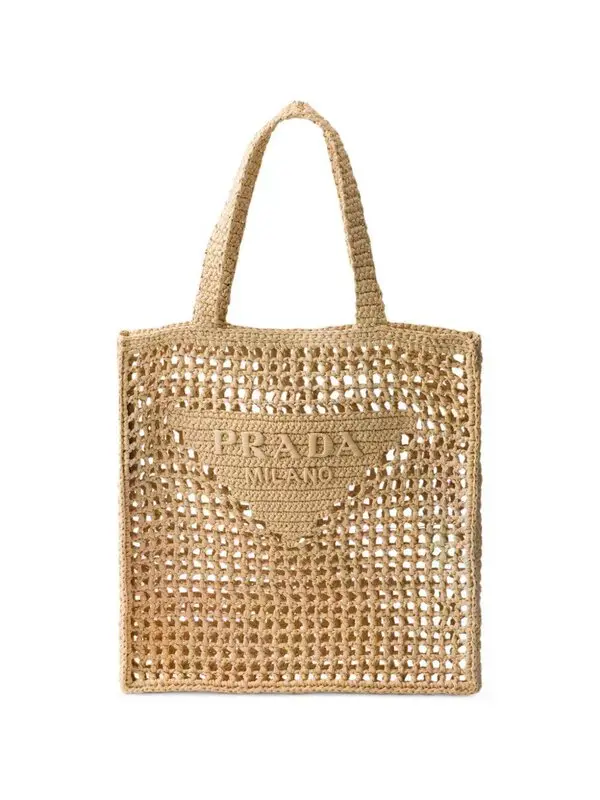 Prada Crochet Tote Bag