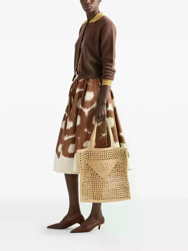 Prada Crochet Tote Bag