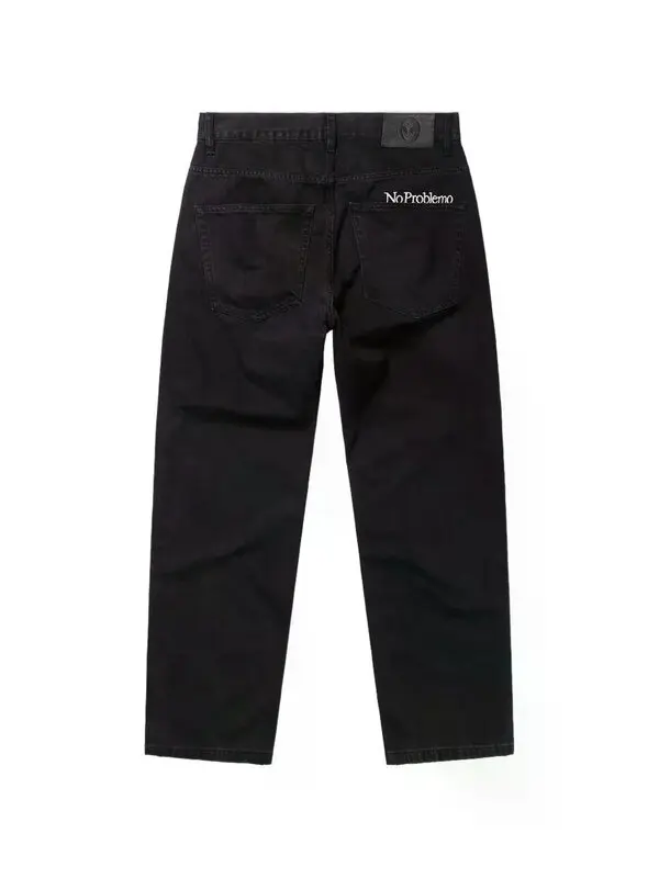 NO PROBLEMO Patch Embroidered Jeans