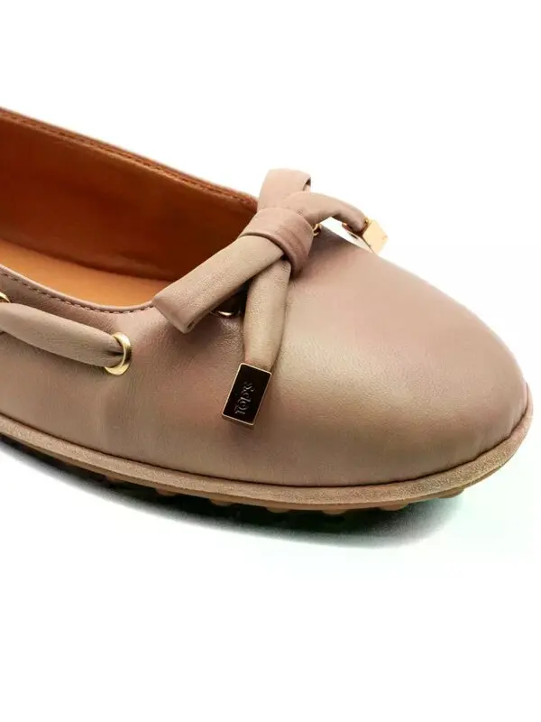 TOD'S Bow-detail Ballet Flats