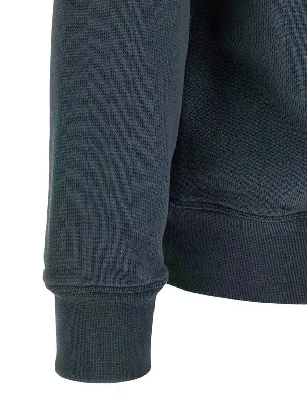 Stone Island Ghost Patch Detail Cotton Sweatshirt - Blue