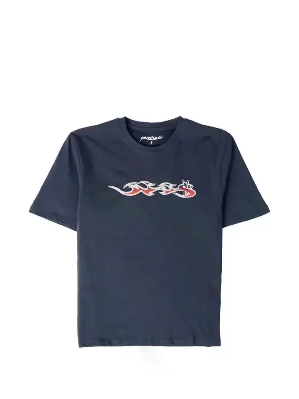 YARDSALE Flame-print T-shirt