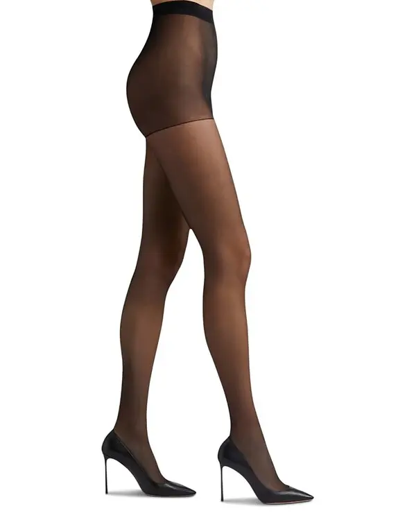 HIGH HEEL JUNGLE Back Seam Tights - Black