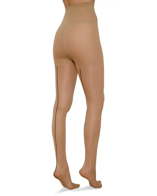 HIGH HEEL JUNGLE Back Seam Tights - Nude