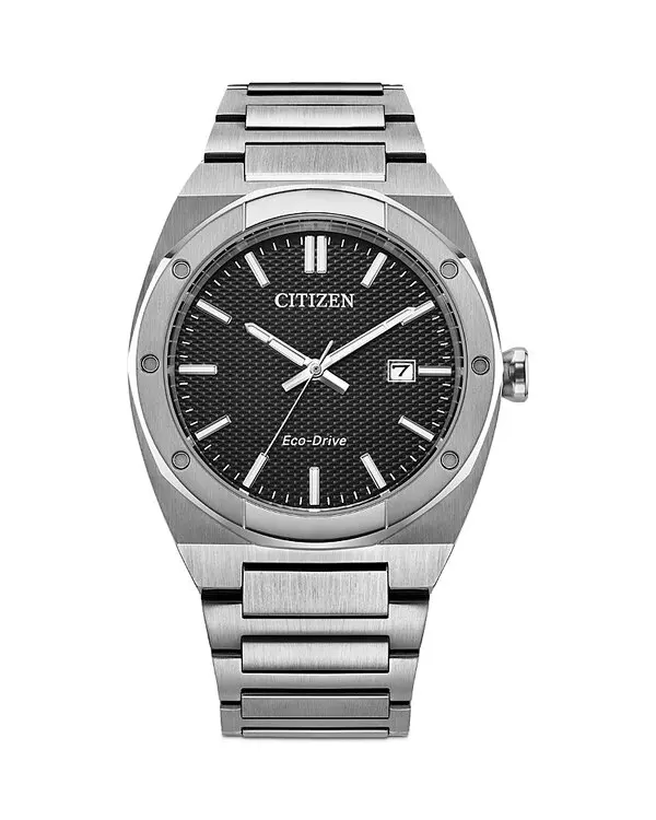 Citizen Eco-drive Sport Luxury Integrated Watch - Silver/black