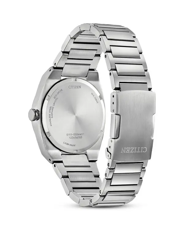Citizen Eco-drive Sport Luxury Integrated Watch - Silver/black