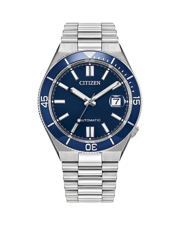 Citizen Tsuyosa Shore Watch, 40mm - Silver/blue