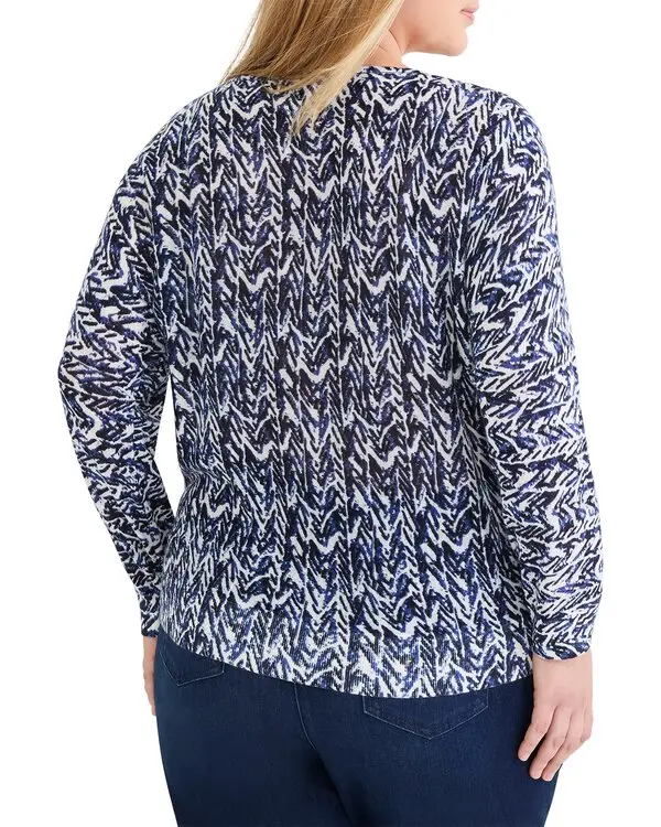 NIC+ZOE Crosshatch Sweater