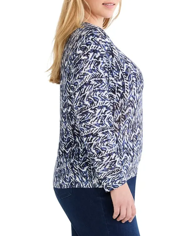 NIC+ZOE Crosshatch Sweater