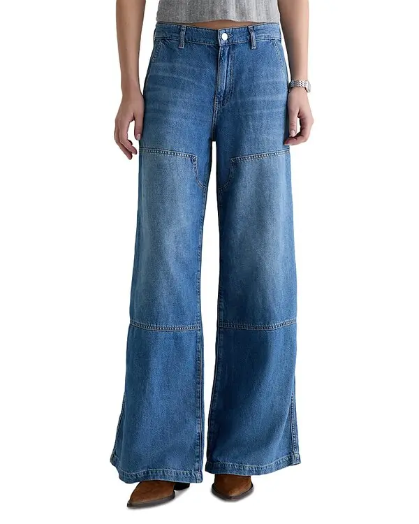 Ag Stella Low Slung Palazzo Jeans