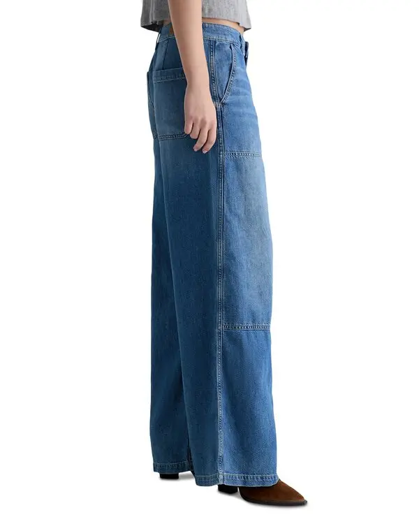Ag Stella Low Slung Palazzo Jeans