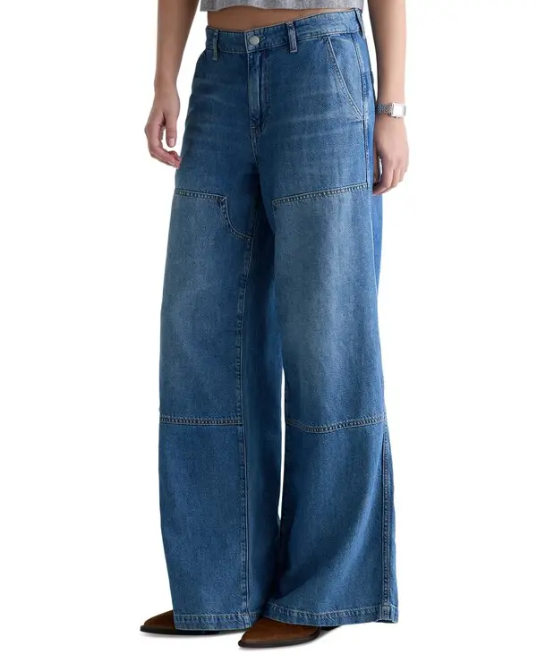 Ag Stella Low Slung Palazzo Jeans