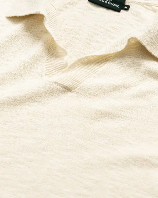 Rodd & Gunn Poison Bay Knit Polo - Natural