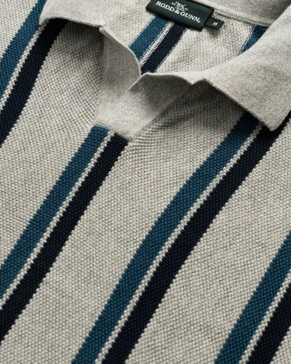 Rodd & Gunn Royce Hill Striped Polo - Dusk