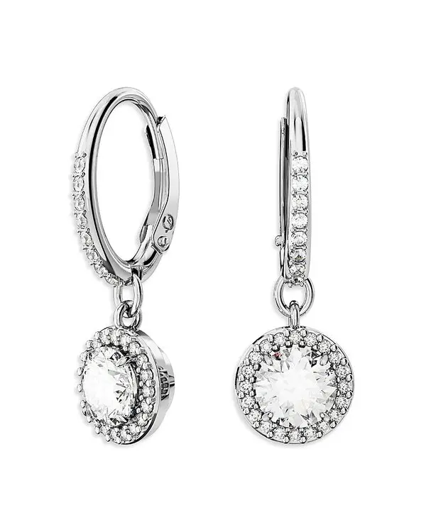 SWAROVSKI Una Angelic Drop Earrings - Silver