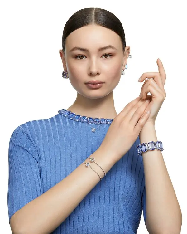 SWAROVSKI Una Angelic Octagon Drop Earrings