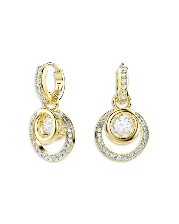 SWAROVSKI Hyperbola Crystal Drop Earrings - White