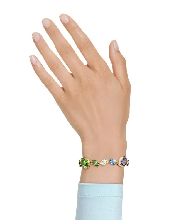 SWAROVSKI Gema Mixed Crystal Flex Bracelet - Multicolored