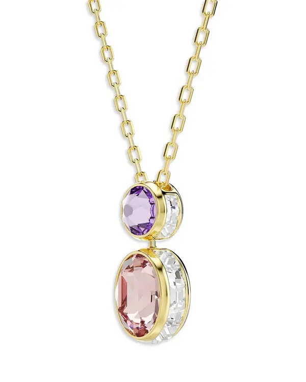SWAROVSKI Chroma Crystal Reversible Pendant Necklace - Multicolored