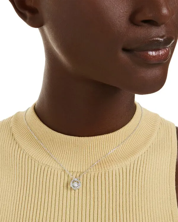 SWAROVSKI Constella Dancing Stone Pendant Necklace - Silver