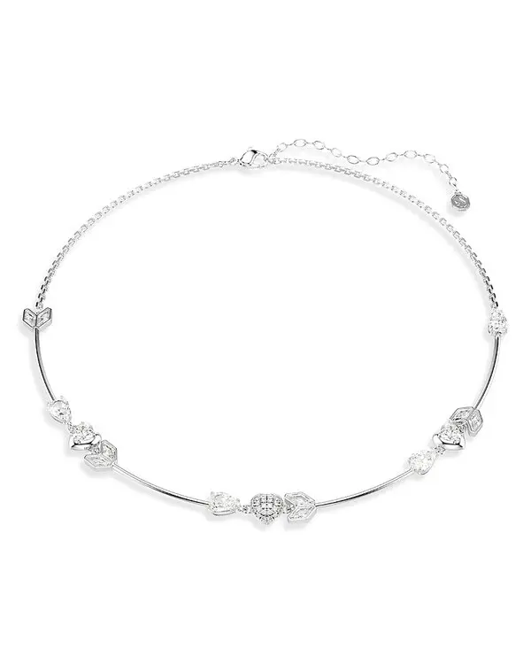 SWAROVSKI Idyllia Heart & Arrow Collar Necklace - White