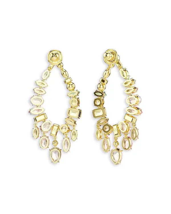 SWAROVSKI Gema Mixed Crystal Open Chandelier Earrings - Multicolored