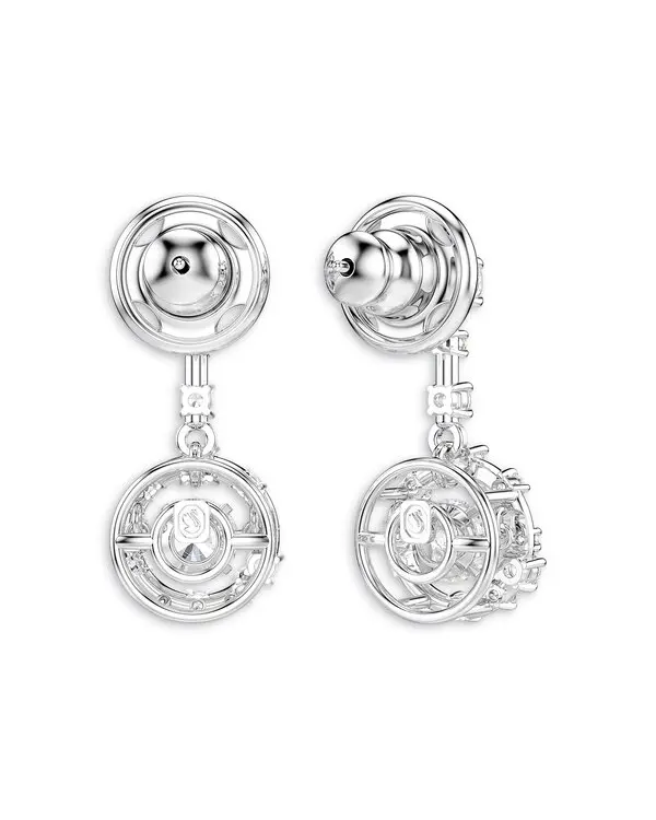 SWAROVSKI Constella Dancing Stone Drop Earrings - Silver