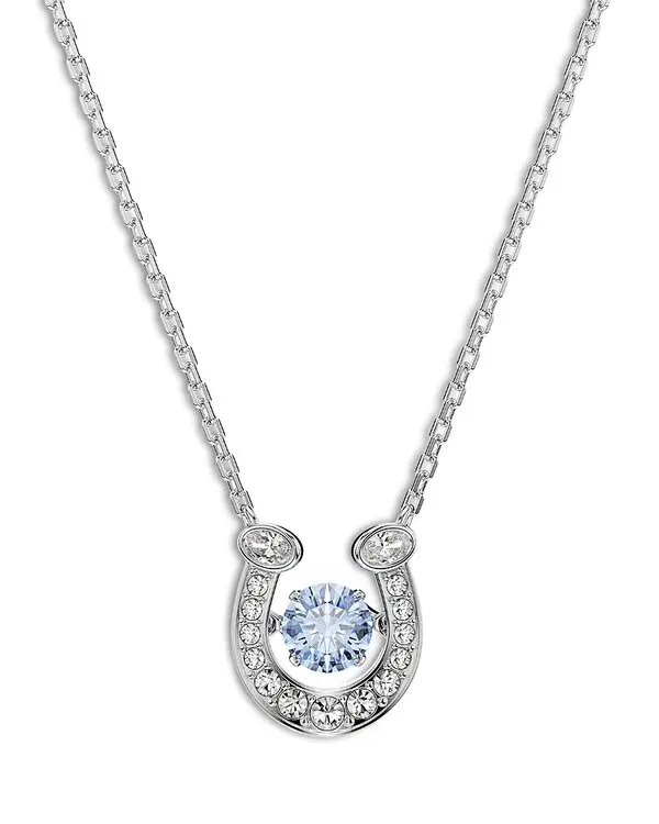 SWAROVSKI Symbolica Horseshoe Pendant Necklace - Blue