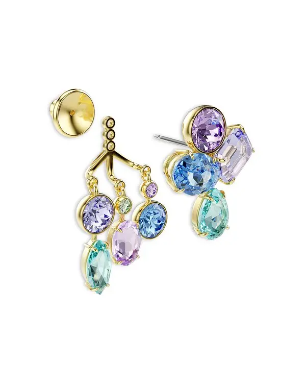 SWAROVSKI Gema Mixed Crystal Jacket Earrings - Multicolored