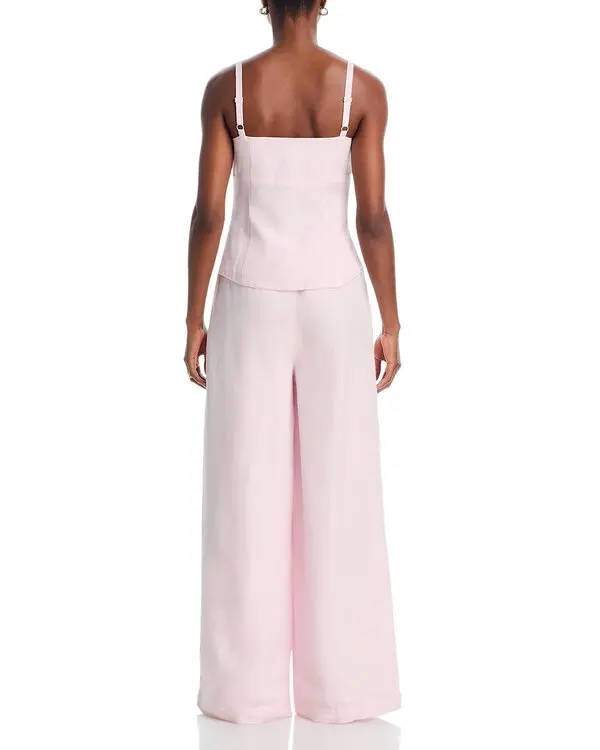 French Connection Cooper Wide-leg Trousers - Pink Icing