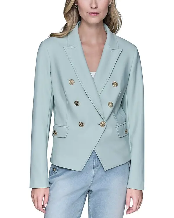 Karl Lagerfeld Paris Cropped Jacket - Fresh Mint