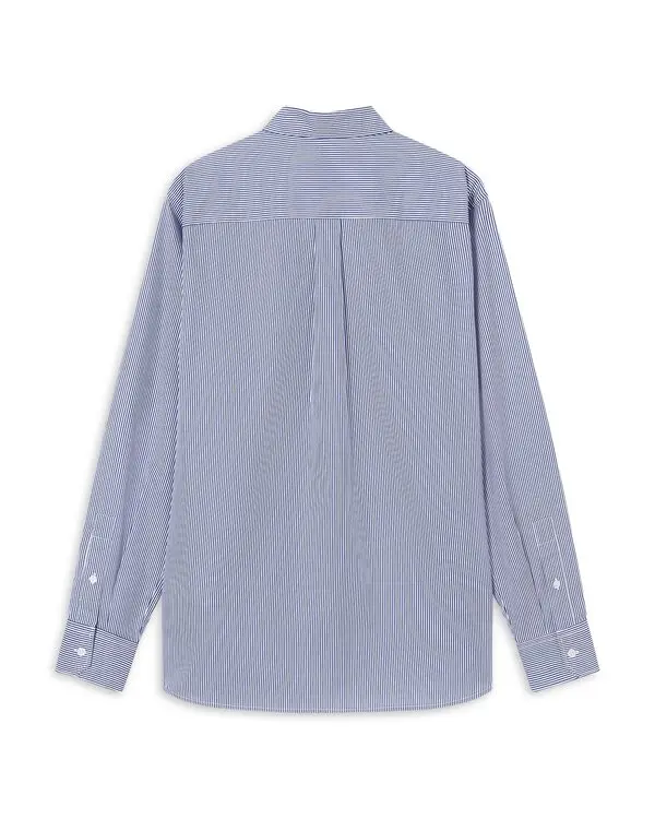 Emporio Armani Travel Essentials Wrinkle Free Shirt - Blue/white