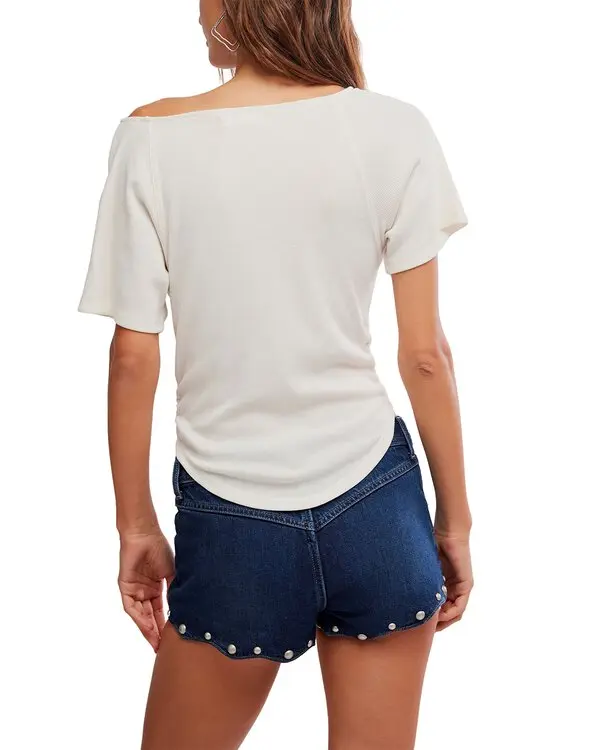 Free People Lucy Off-the-shoulder Tee