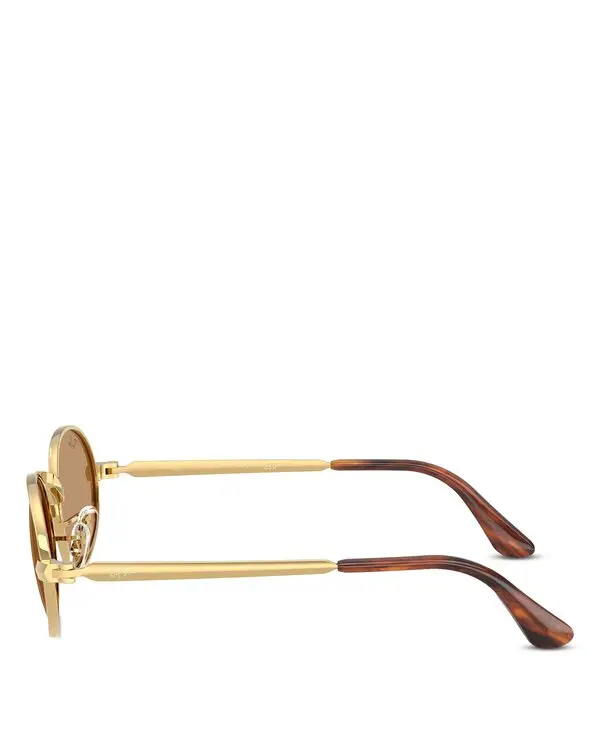 Ray-ban Oval Sunglasses - Gold/brown