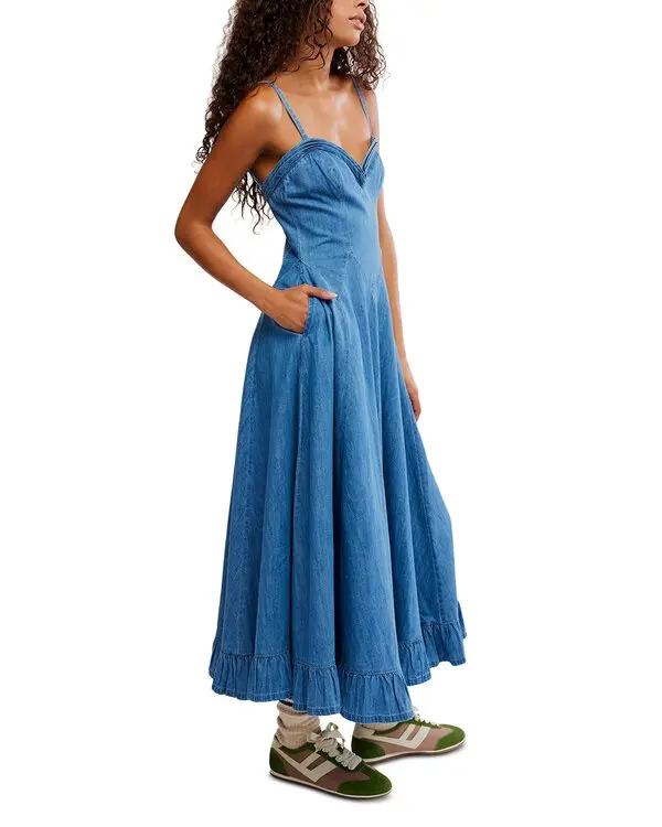 Free People Another Season Midi Dress - Boardwalk