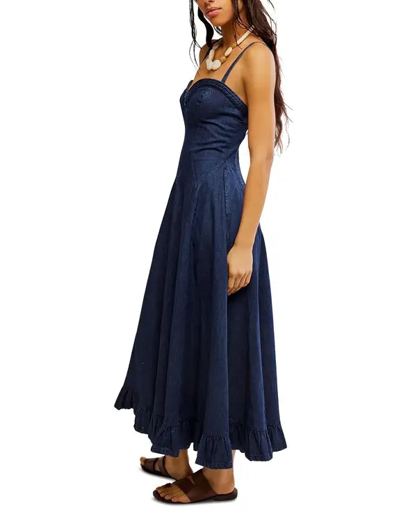 Free People Another Season Midi Dress - Rinse