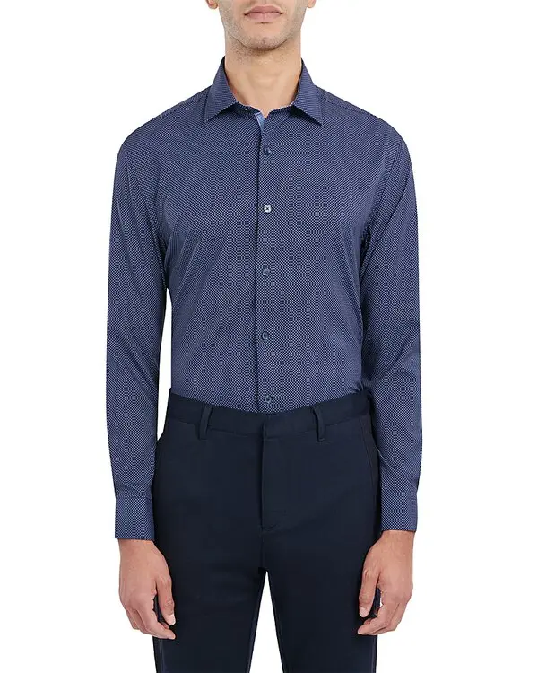 WRK Slim Fit Dot Performance Dress Shirt