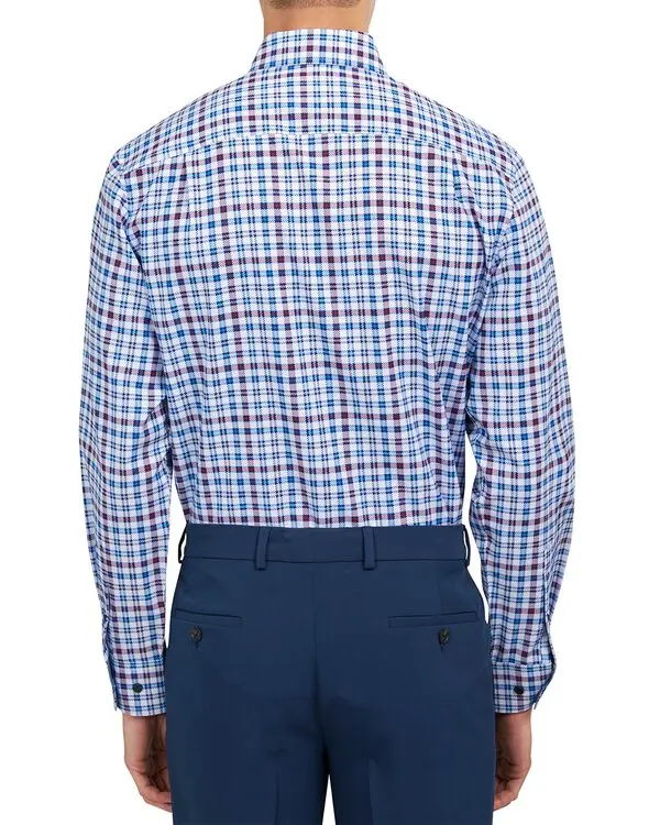 WRK Regular Fit Large Check Performance Dress Shirt