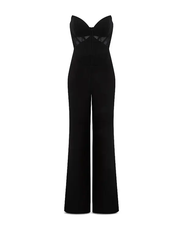 Bcbgmaxazria Electra Jumpsuit - Black