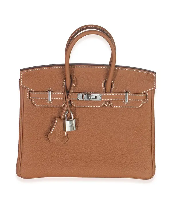 Hermès Birkin 25 Leather Handbag - Beige