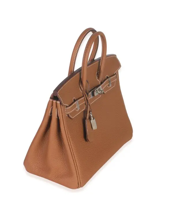 Hermès Birkin 25 Leather Handbag - Beige