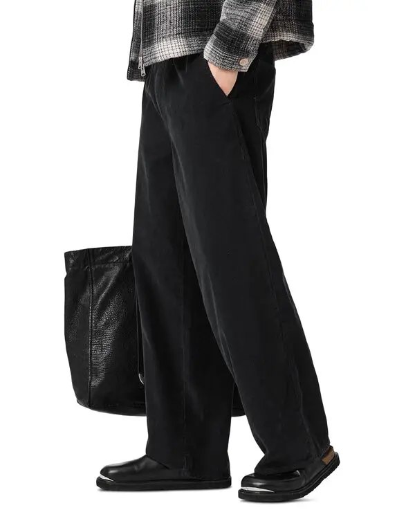 ALLSAINTS Sabbath Cord Trousers - Washed Black