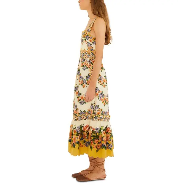 Farm Rio Hilo Stripes Maxi Dress