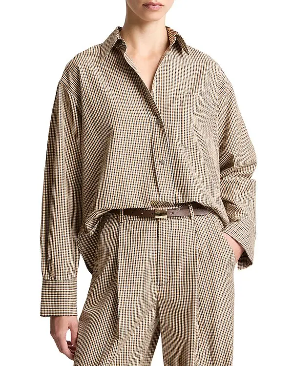 Vince Long Sleeve Shirt - Light Wheat